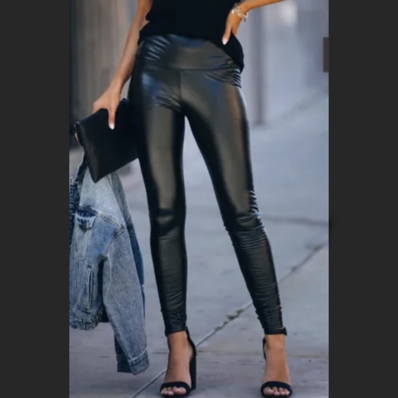 Agnes & Dora | Pants & Jumpsuits | Agnes Dora Xl Sandra Dee Faux Vegan ...